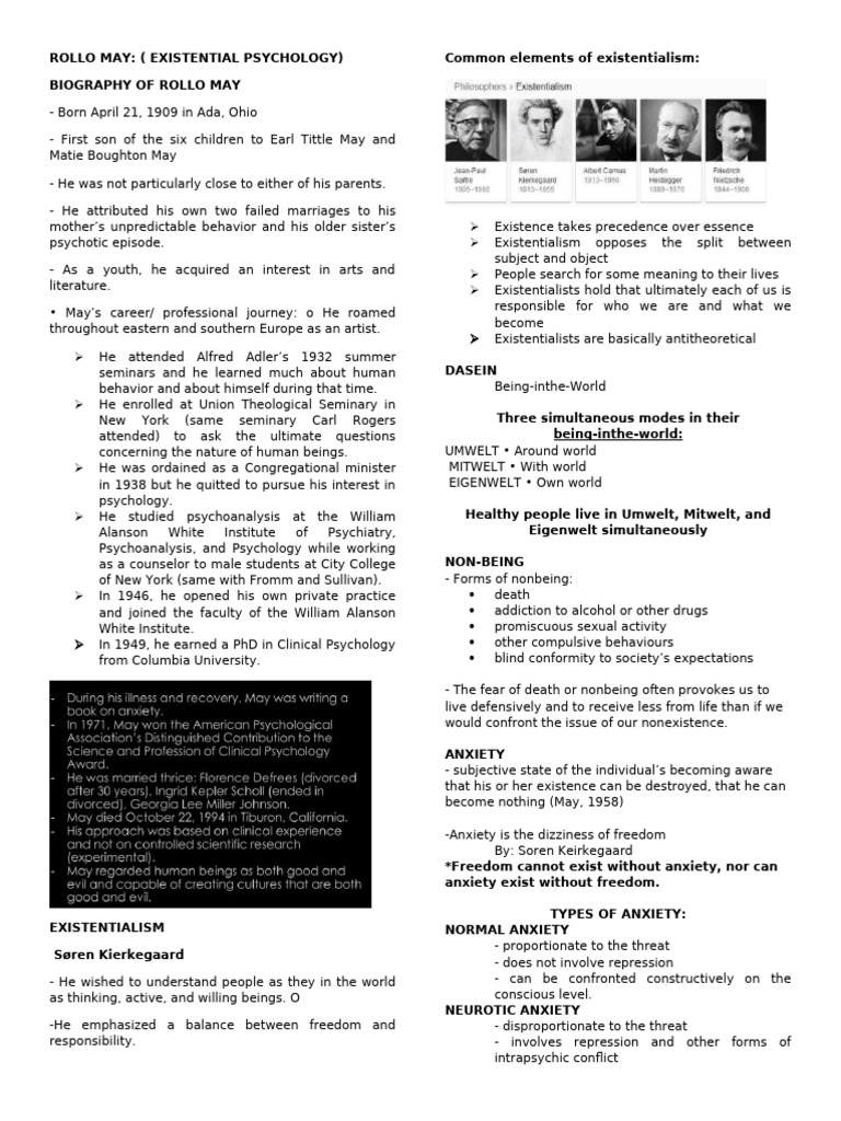 3-ROLLO MAY | PDF | Anxiety | Existentialism