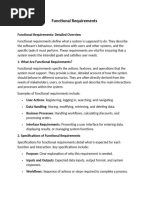 FSD Template 1 | PDF | Specification (Technical Standard) | Usability