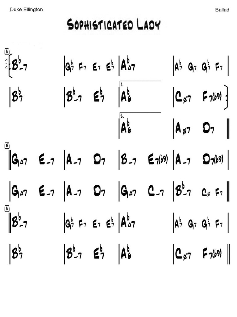 Sophisticated Lady_grille | PDF