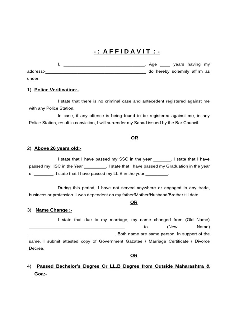 Final Enrollment Affidavit | PDF | Common Law | Justice