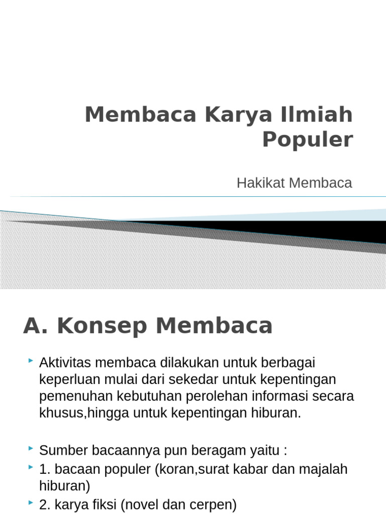 4. Membaca karya ilmiah populer | PDF