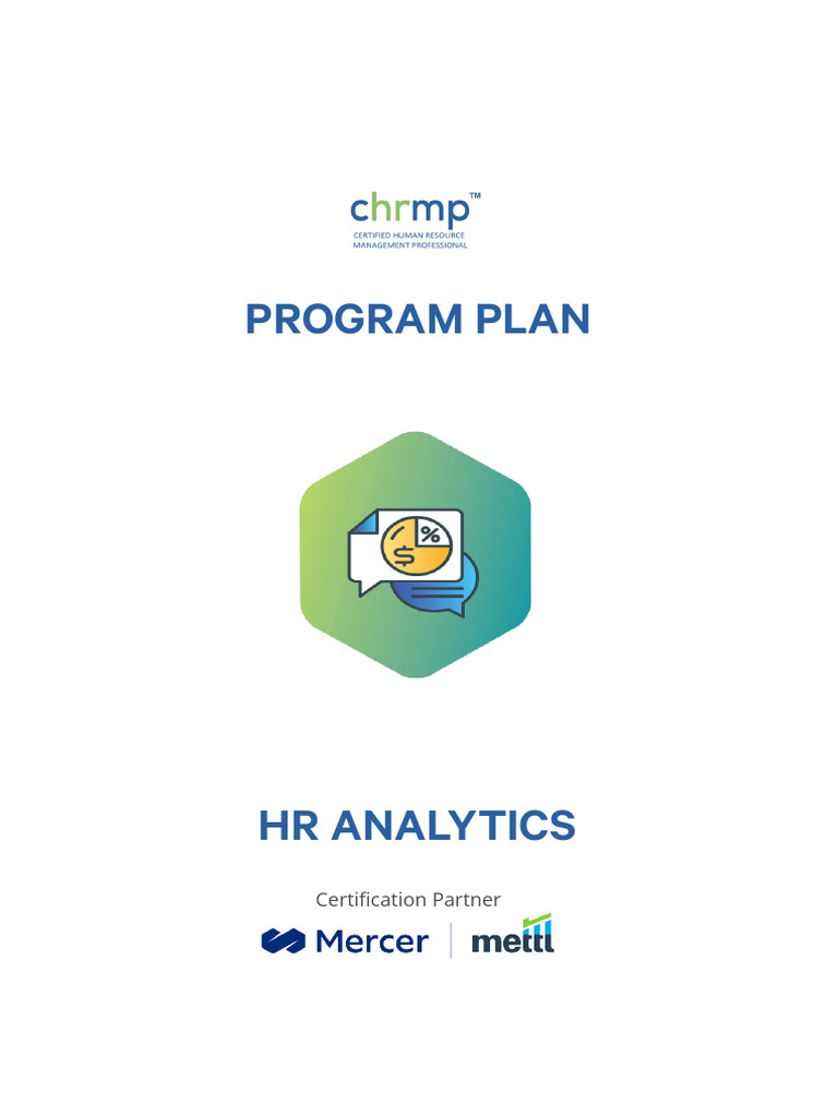 CHRMP - HR AnalyticS (Self Paced) - 2024 | PDF | Analytics | Performance Indicator