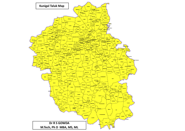 Kgl Village Map | PDF