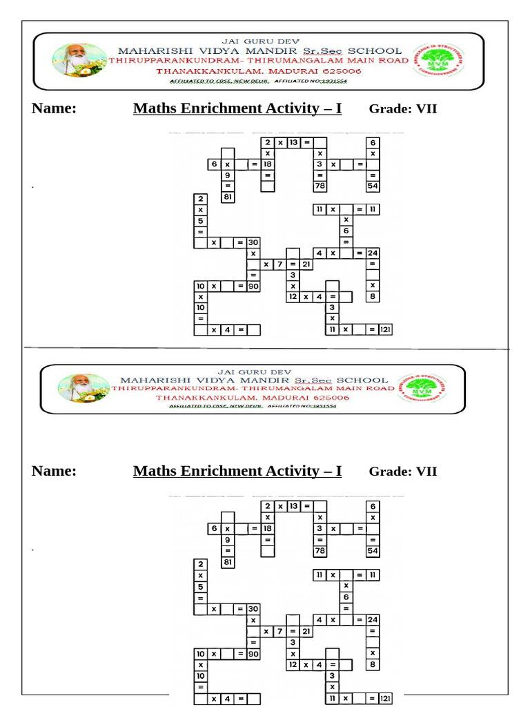 Gr.7-Enrichment Activity | PDF