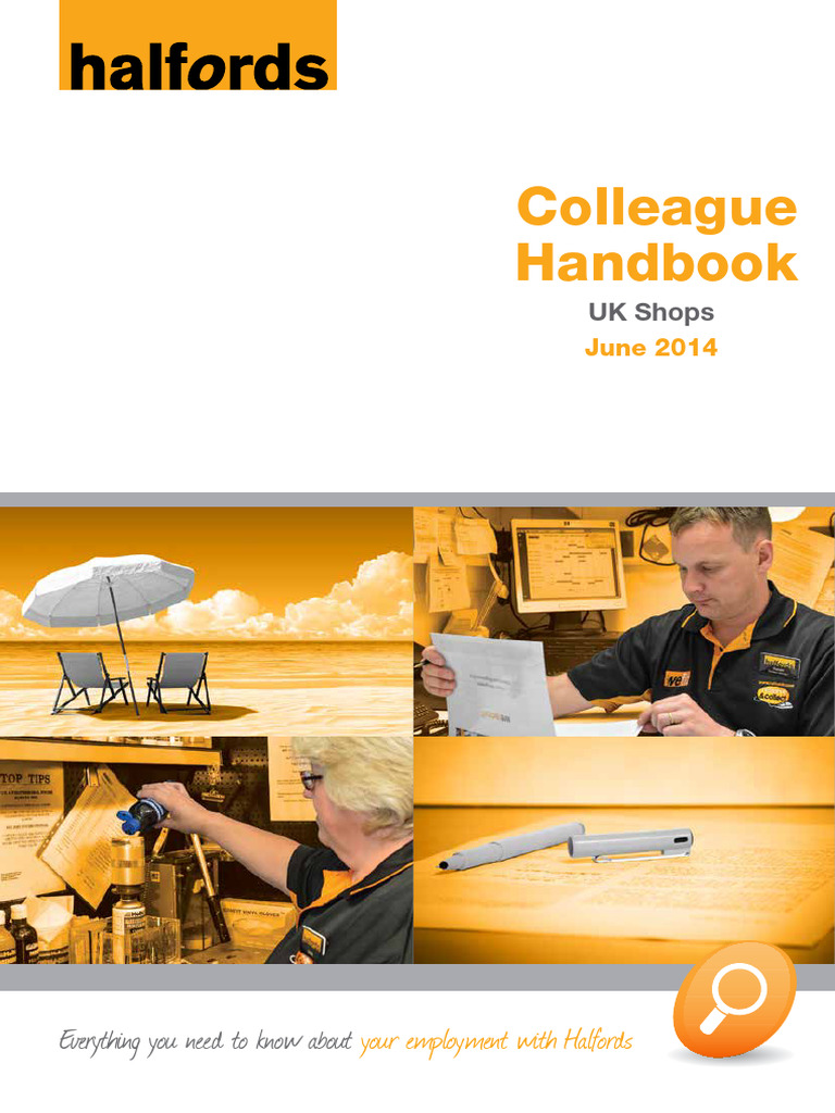Halfords Colleague Handbook 2014 | PDF | Parental Leave | Harassment