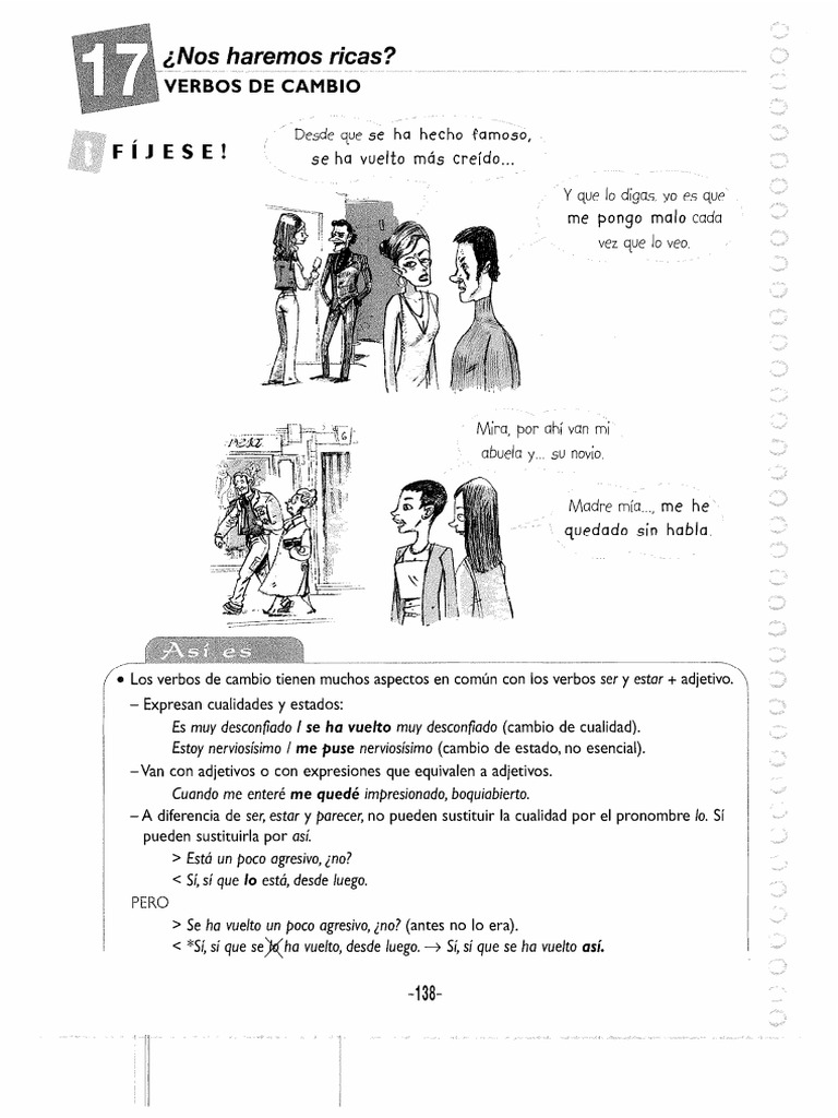 Repaso Verbos de Cambio - B2 | PDF