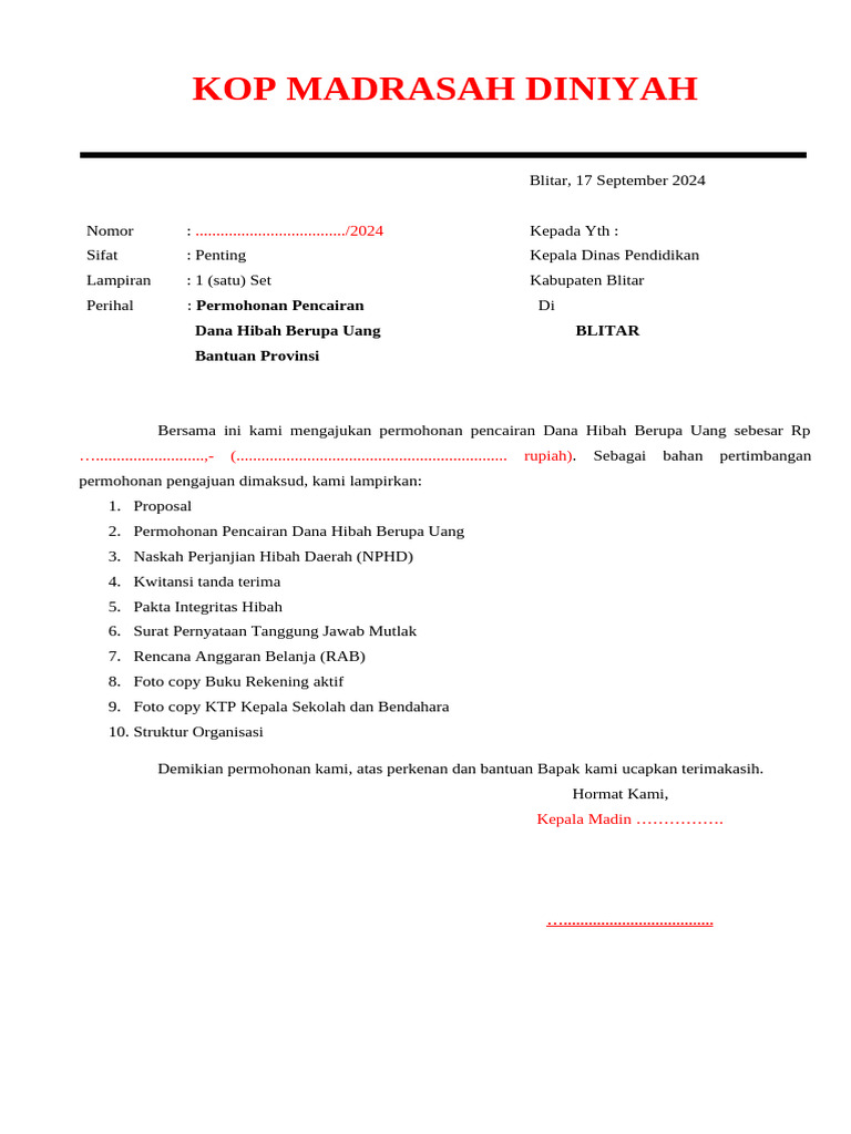 NPHD 2024 Provinsi | PDF