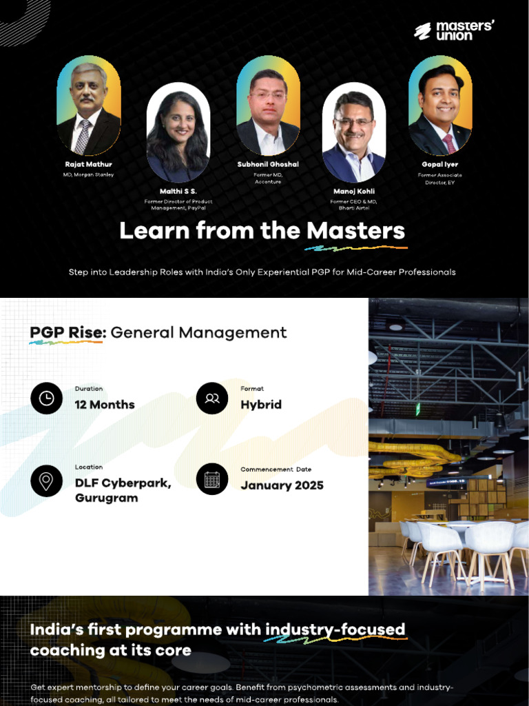 PGP-Rise-Brochure | PDF | Venture Capital | Corporate Finance