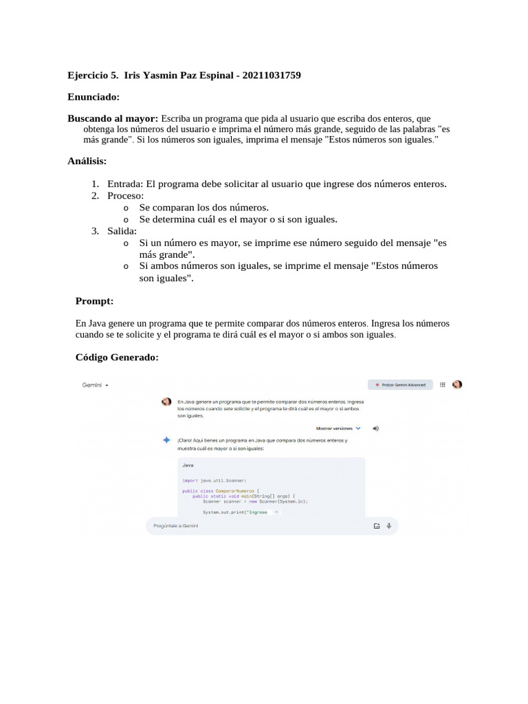 Programas Java: Comparación, Cálculos y Gráficas | PDF | Java (lenguaje de programación ...