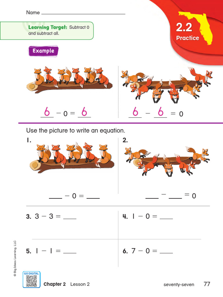 Basic Subtraction Practice Guide | PDF