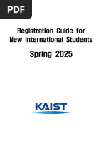 KAIST Admission Guideline For International Applicants 2025 | PDF | Gce Advanced Level (United ...