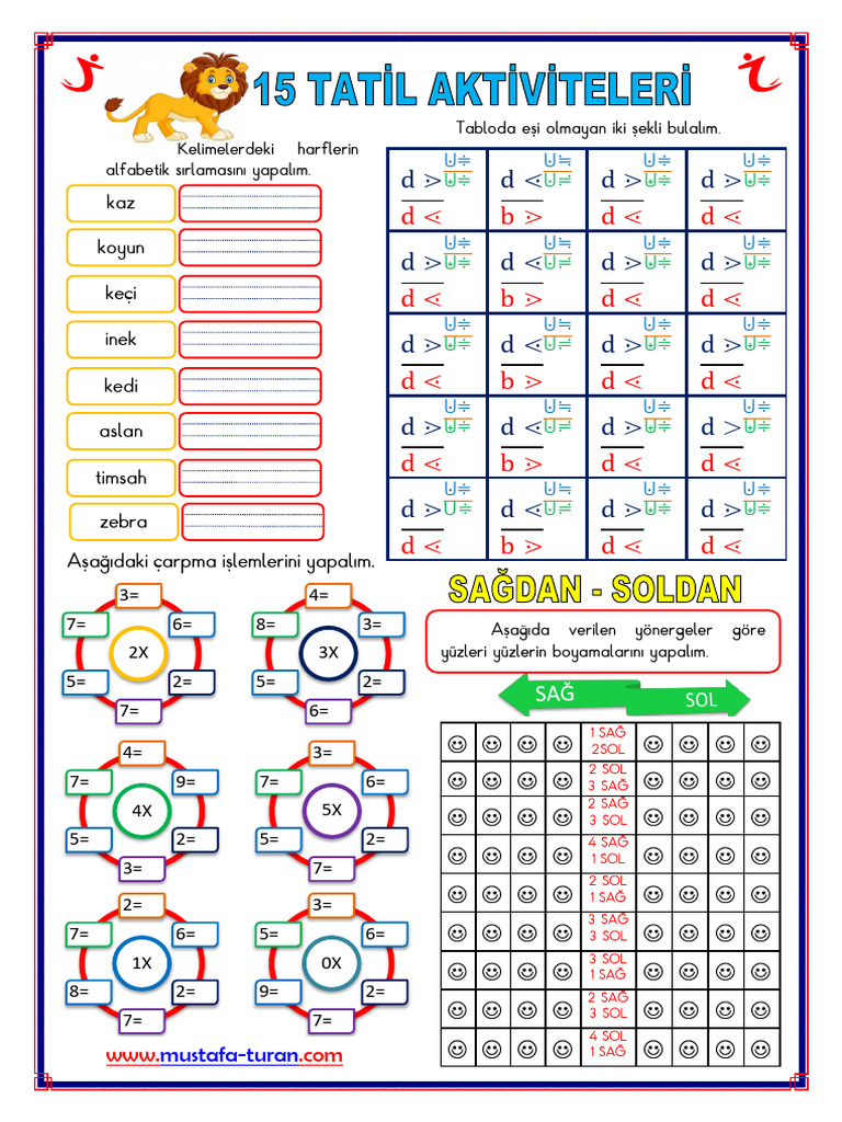 Tatil Aktvitileri 9. Gun | PDF
