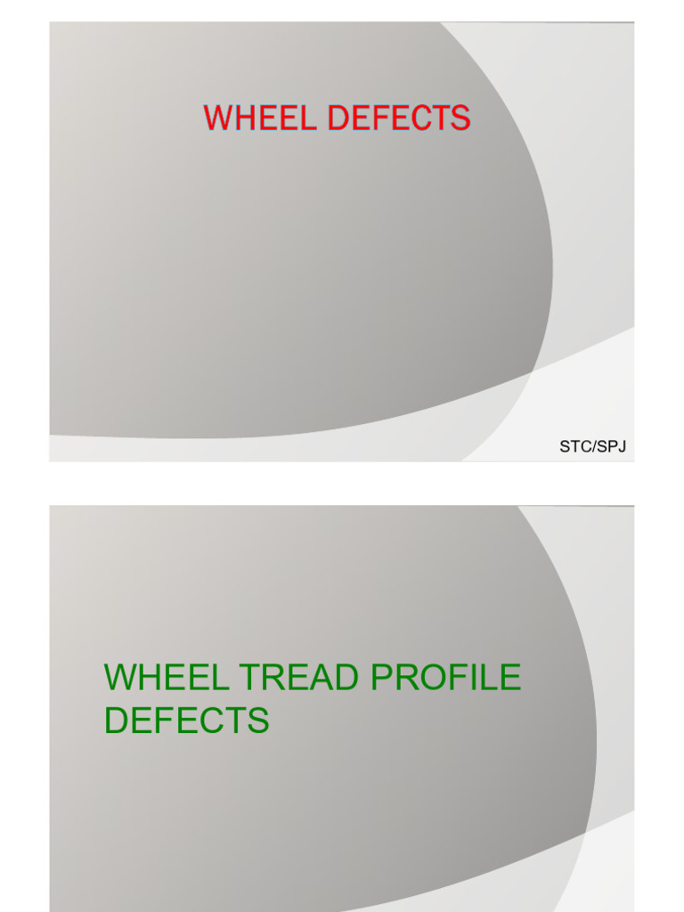 Wheel Defects | PDF | Tire | Wheel