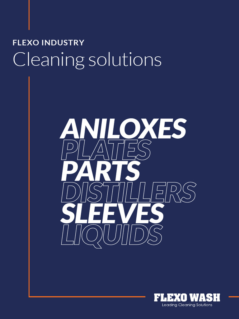 Eco-Friendly Cleaning Solutions for Flexo | PDF | Water | Filtration