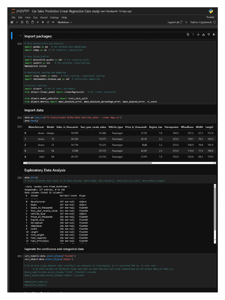 Cars Price Prediction Regression | PDF