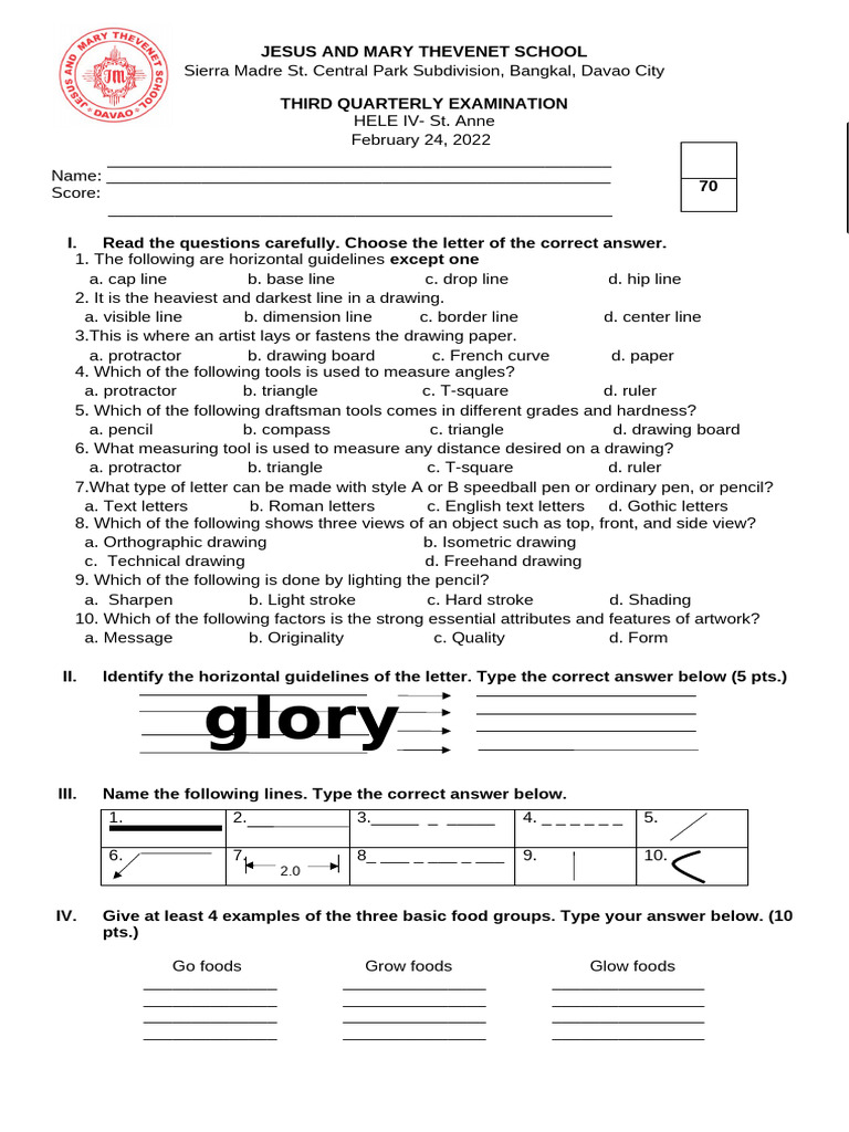 HELE 4 | PDF | Drawing | Technical Drawing
