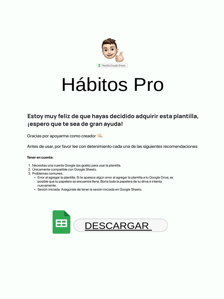 Guía Hábitos Pro | PDF