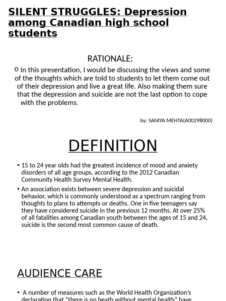 Lightning Talk Presentation Template W23 | PDF | Mental Health | Major ...