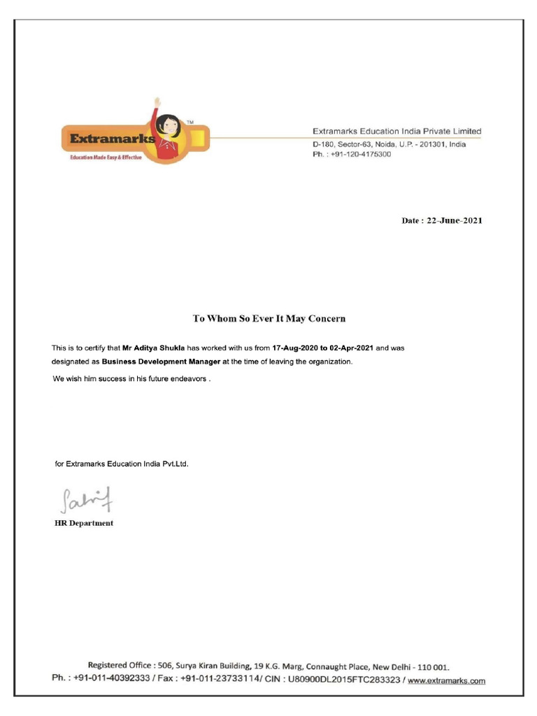 Aditya Shukla relieving.pdf | PDF