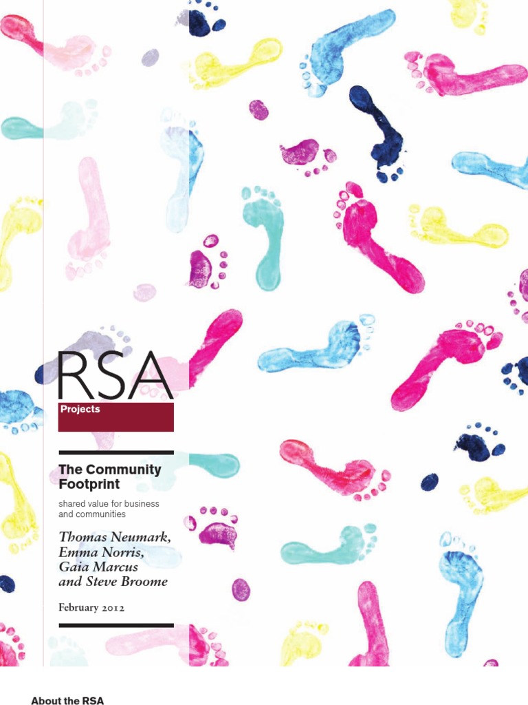 The Community Footprint: Shared Value For Business and Communities ...