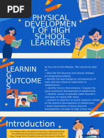 Adolescent Physical Development Guide | PDF | Puberty | Menstrual Cycle