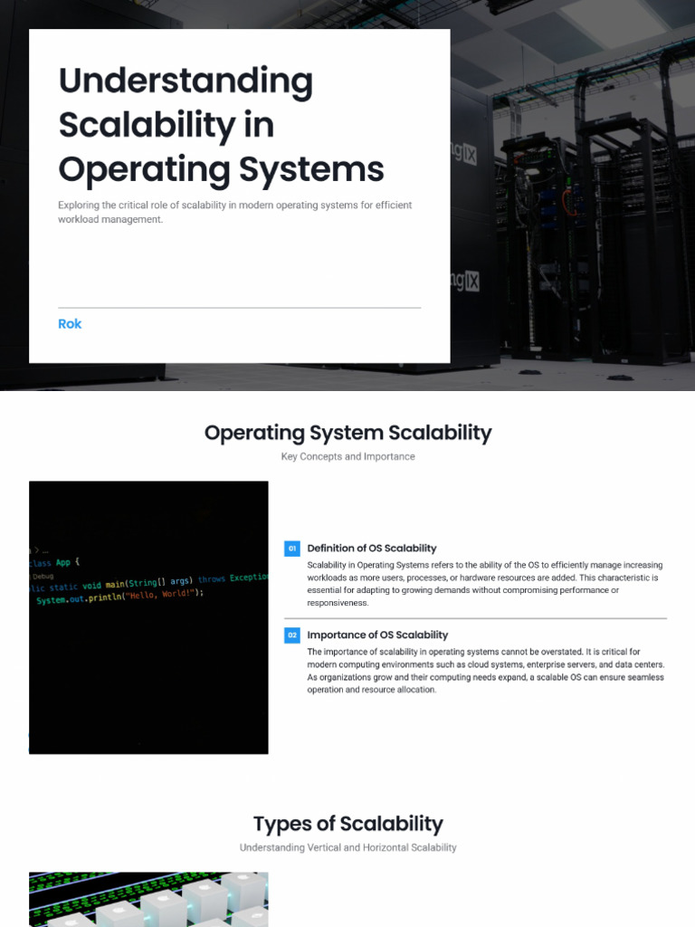 Operating System Scalability - Detailed Presentation | PDF
