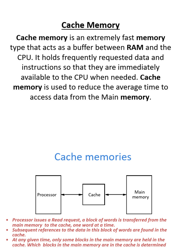 Cache memory,Virtual memory and Auxiliary memory notes | PDF | Cpu ... Cache memory,Virtual memory and Auxiliary memory notes | PDF | Cpu ...