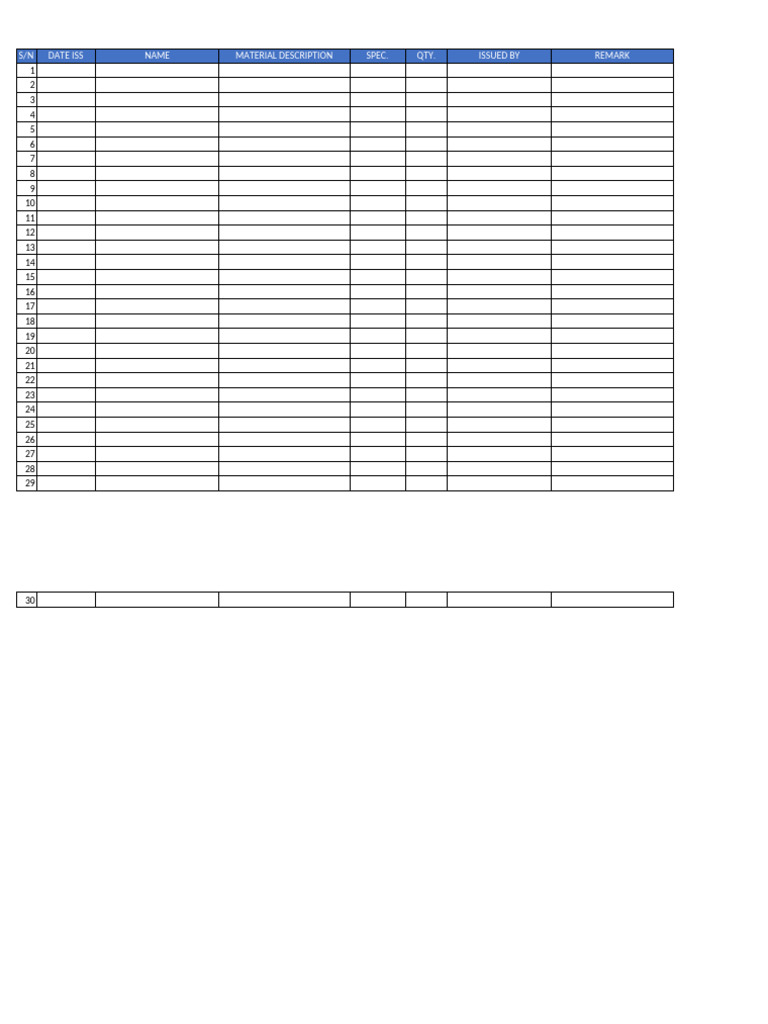 Material Tracker | PDF