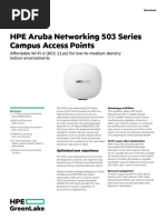 HPE Aruba Networking AP-735 (RW) Tri Radio 2x2 Wi-Fi 7 Internal Antennas Campus Access Point ...