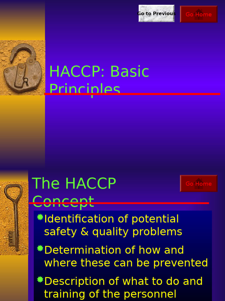 9 Basic principles | PDF | Hazard Analysis And Critical Control Points | Safety
