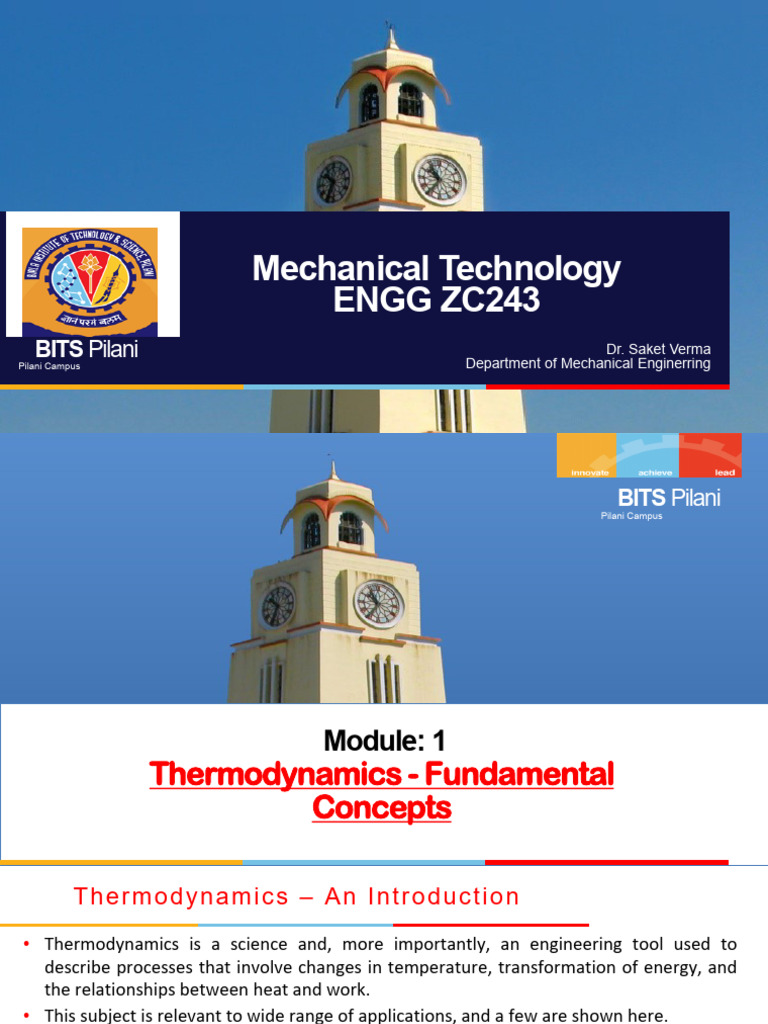 Session 1_Module 1 | PDF | Temperature | Thermodynamics