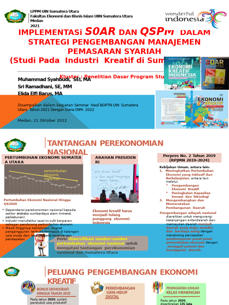 Strategi SOAR dan QSPM Pemasaran Syariah | PDF