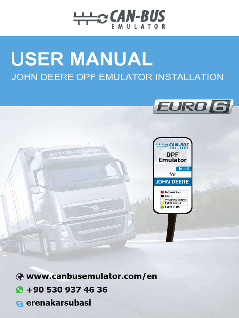John Deere DPF Emulator Guide | PDF