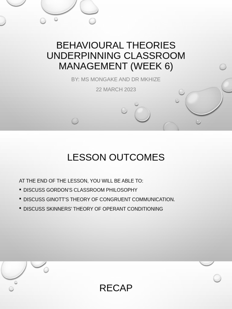 Lecture Lesson (Week 6) | PDF | Reinforcement | Learning