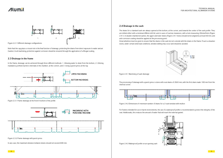 6 - PDFsam - TECHNICAL MANUAL-EN | PDF | Window | Building Engineering