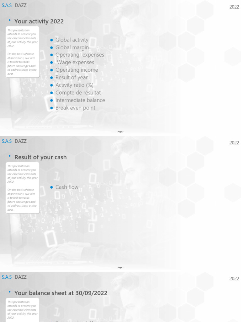 2022 Business Performance Review | PDF | Equity (Finance) | Working Capital