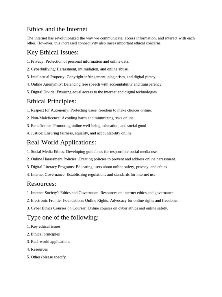 Internet Ethics and Intellectual Property | PDF | Intellectual Property ...