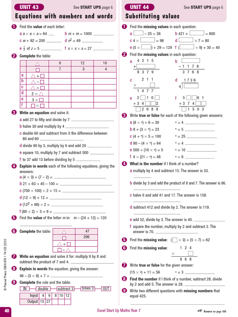 Grade 7 Maths Australia | PDF | Numbers | Multiplication