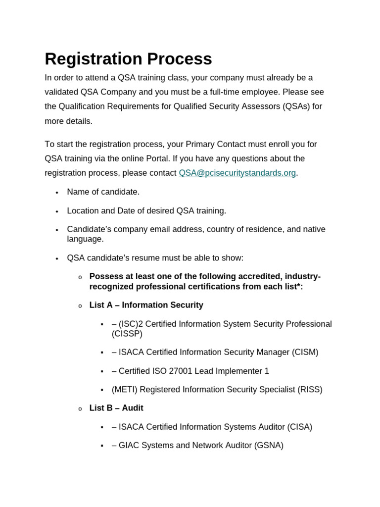 Registration Process | PDF | Information Security