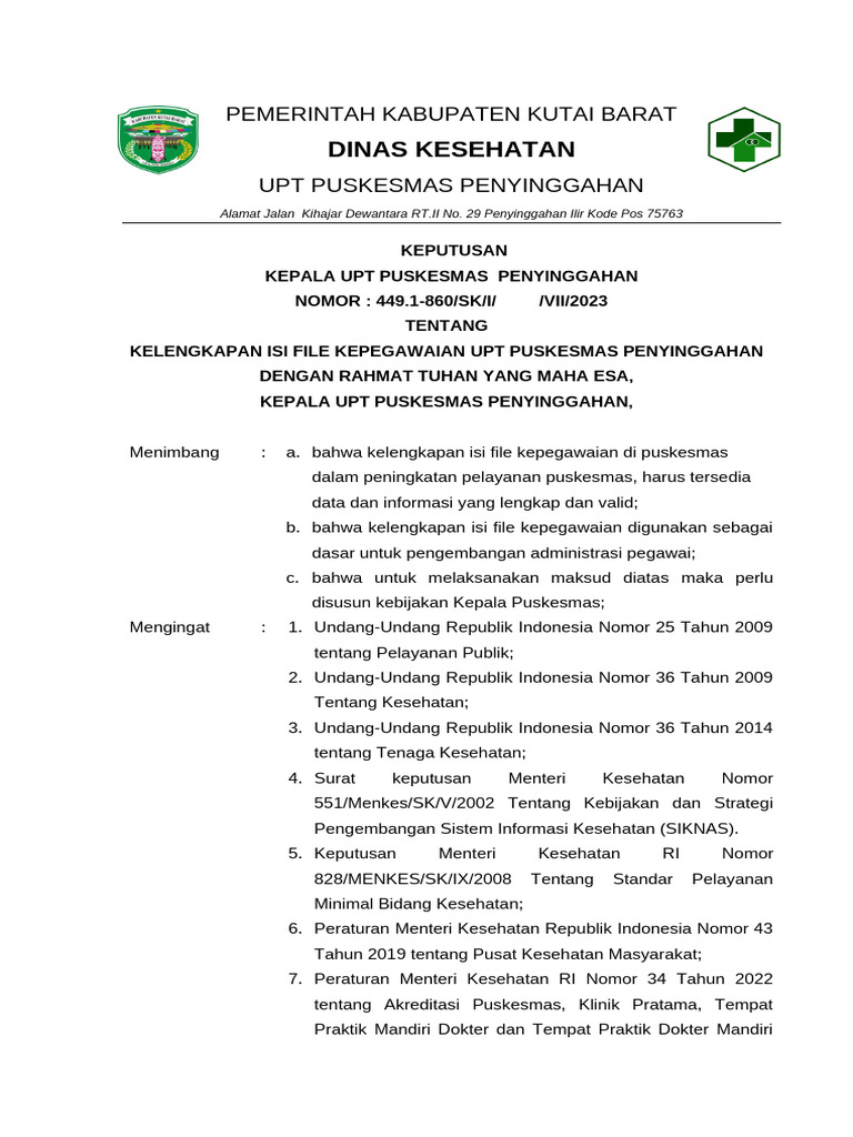 kelengkapan isi dokumen | PDF