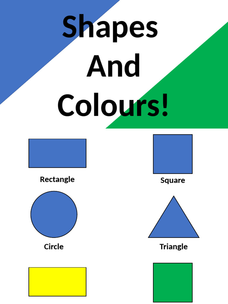 Shapes and Colours | PDF