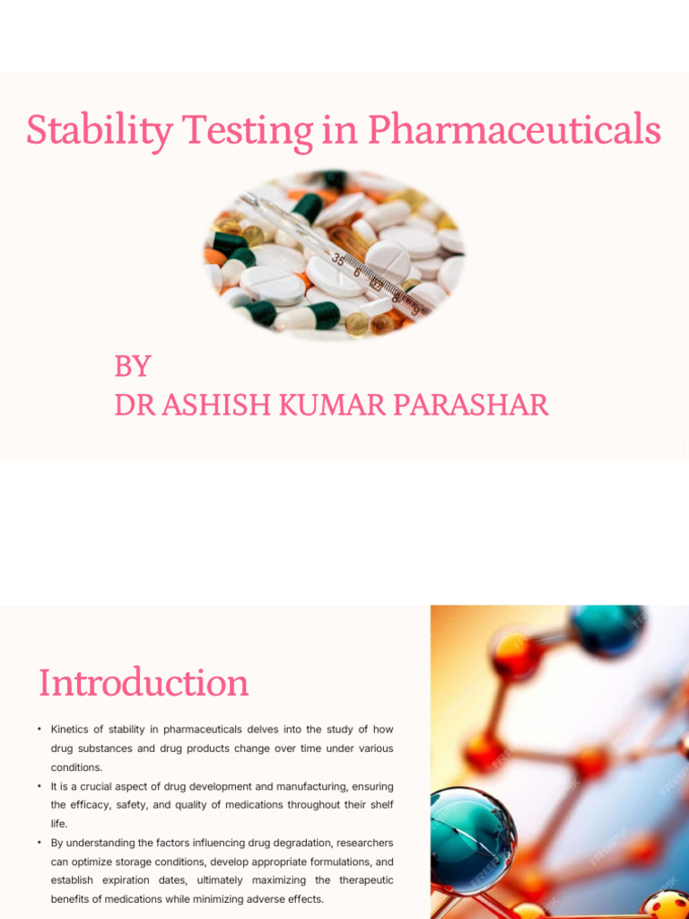 Stability testing | PDF | Shelf Life | Pharmaceutical Formulation