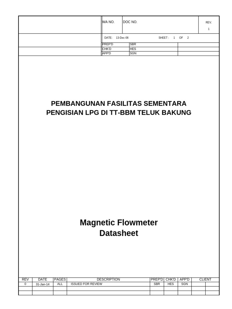 BE-GS01-BGKO-II-DS-0005-1 Magnetic Flowmeter | PDF | Electrical Engineering
