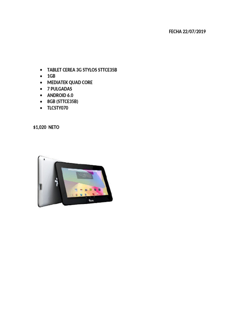 Fecha 22 Coti Tabletas | PDF