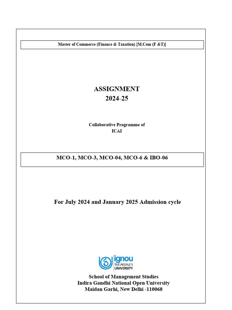 Mco-01, Mco-03, Mco-04, Mco-06 & Ibo-06 | PDF | Statistics | Marketing