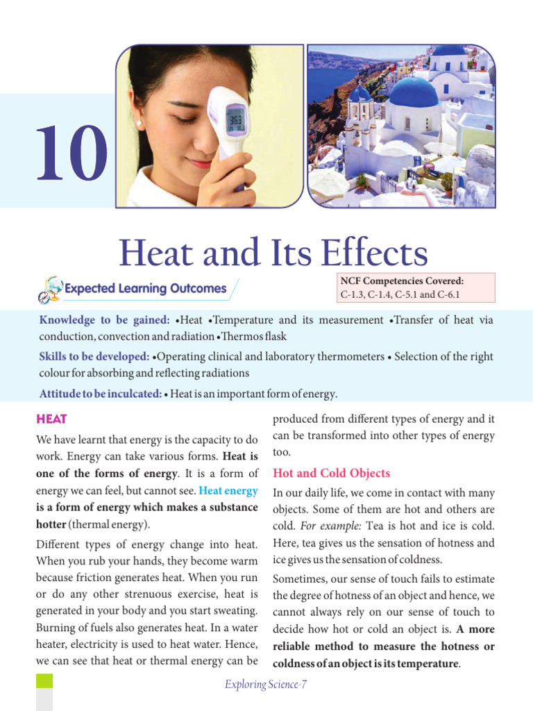 Exp Sc 7 -- Chapter 10 | PDF | Heat Transfer | Thermometer
