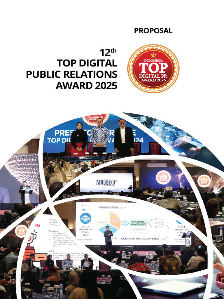 Proposal & Paket Kegiatan Indonesia Top Digital PR Award 2025 | PDF