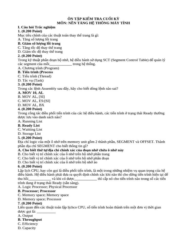 Bản Sao Của Ôn Tập KTHP - CR250 | PDF