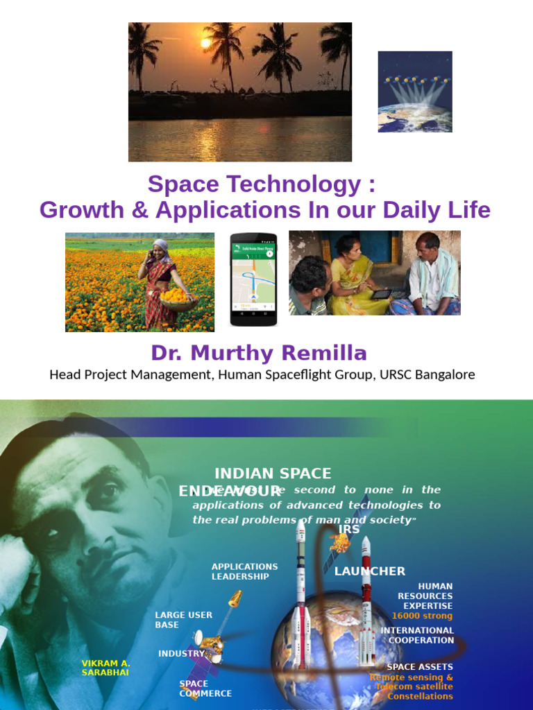 Space Technology: Growth & Daily Applications | PDF | Satellite ...
