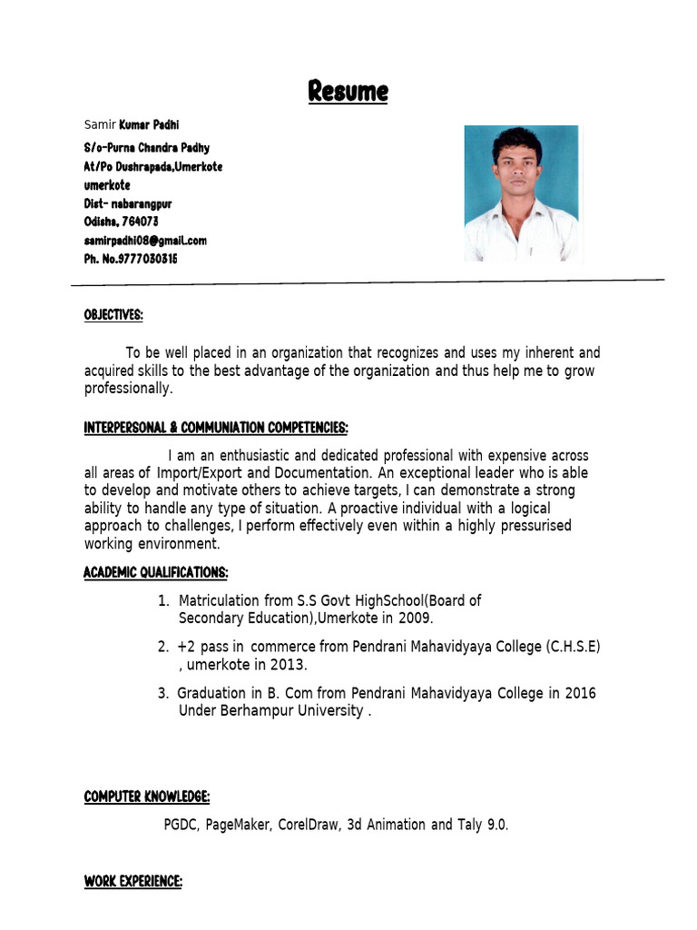 Pendrani College Academic Background | PDF